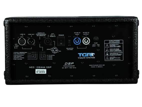 LINE ARRAY ATIVO NEO10244DSPA - 1 X 10" + 2 X DRIVER´S - 760W - Taigar ...